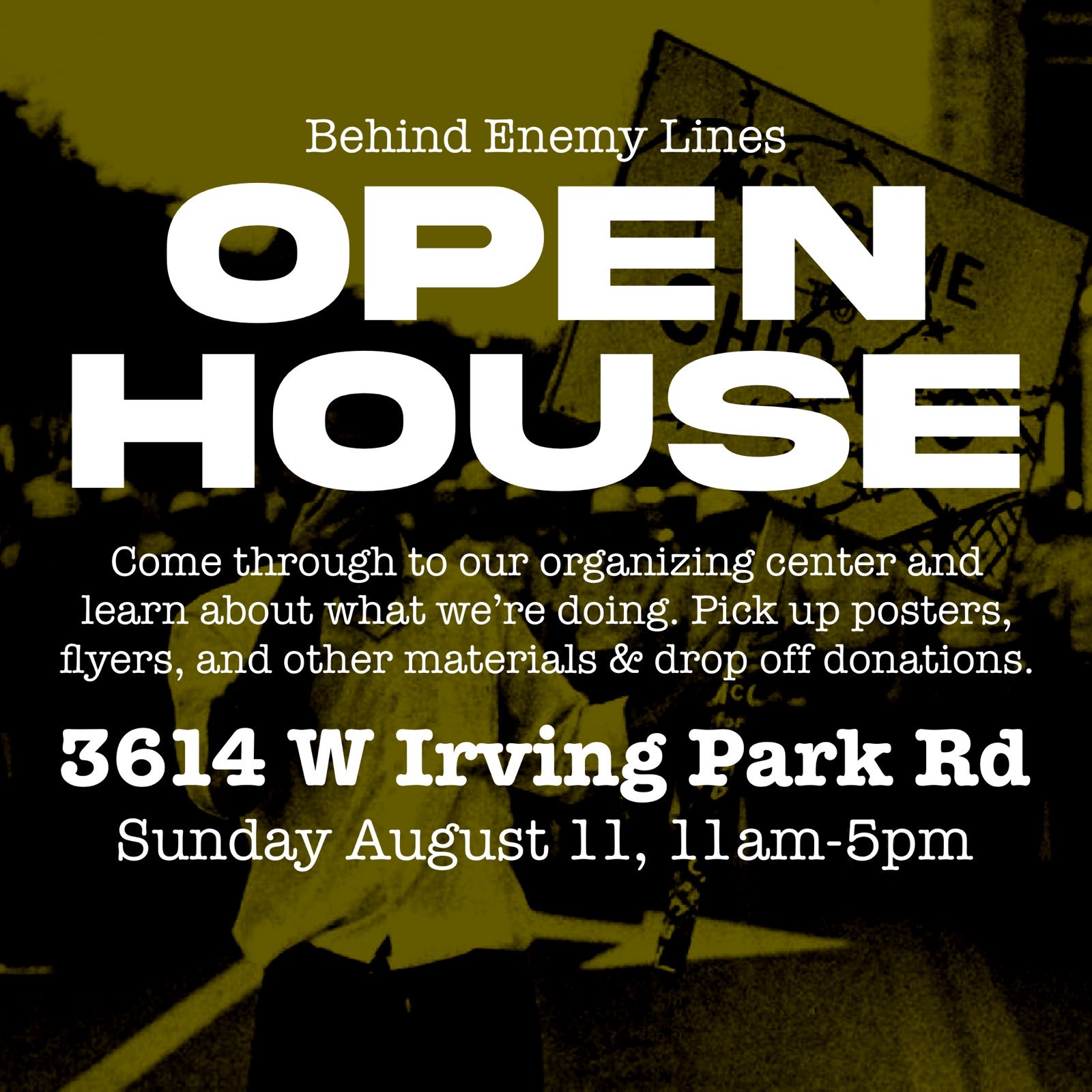 Open House – Behind Enemy Lines