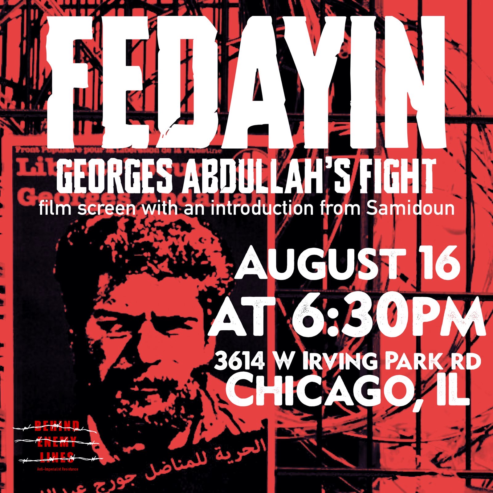 Fedayin Film Screening – Behind Enemy Lines