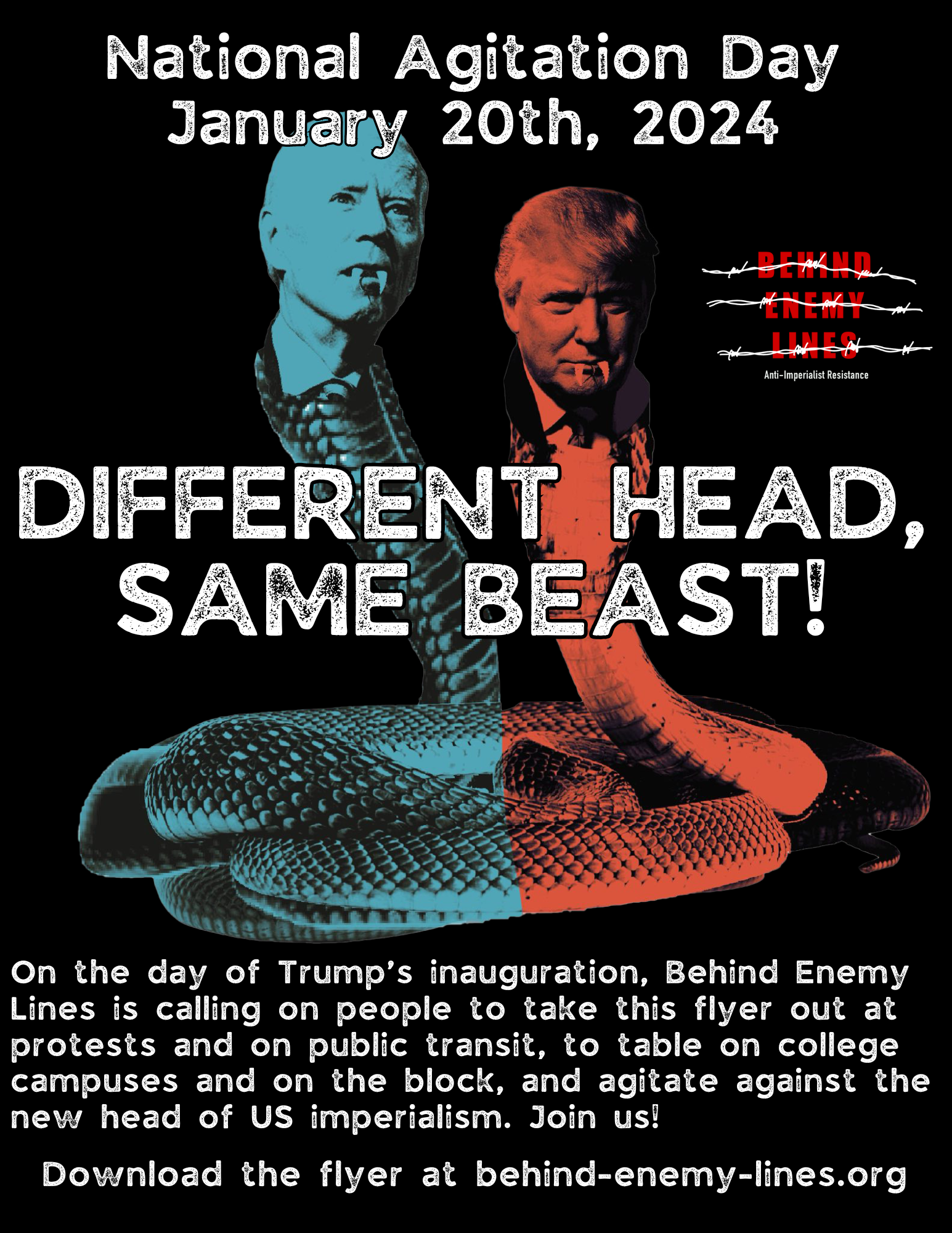 National Day of Agitation – Behind Enemy Lines